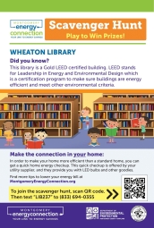 MoCo Energy Connection Scavenger Hunt Partnership