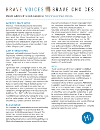 Brave Voices, Brave Choices