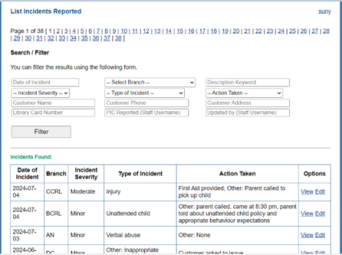 Incident Reporting and Tracking System