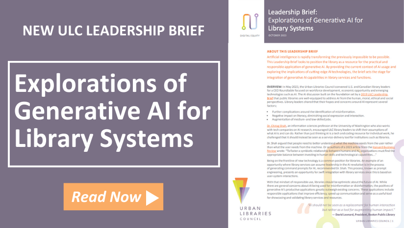 Urban Libraries Council