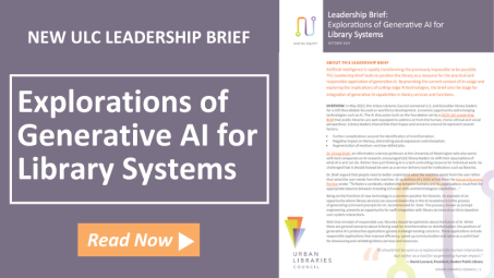 Urban Libraries Council